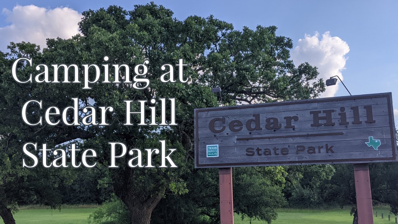 Camping at Cedar Hill State Park - YouTube