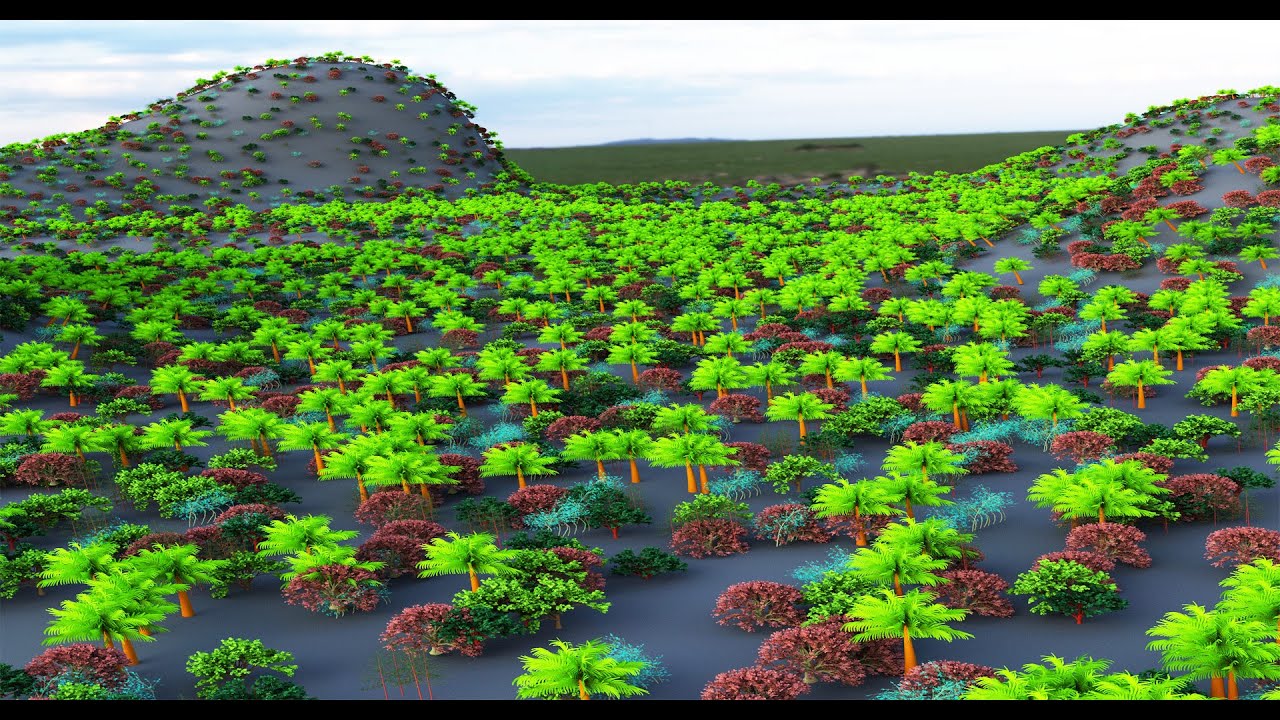 Maya Forest--3200 Trees in 8 minute with Arnold StandIn in Maya 2022 ...