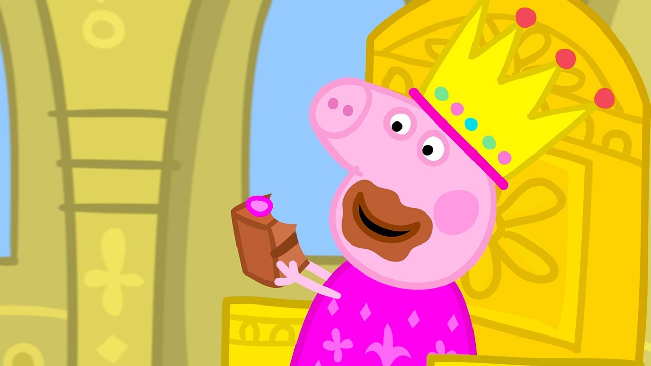 Royalty for a Day! Queen Peppa Pig's Coronation 👑 Peppa Pig Full ...