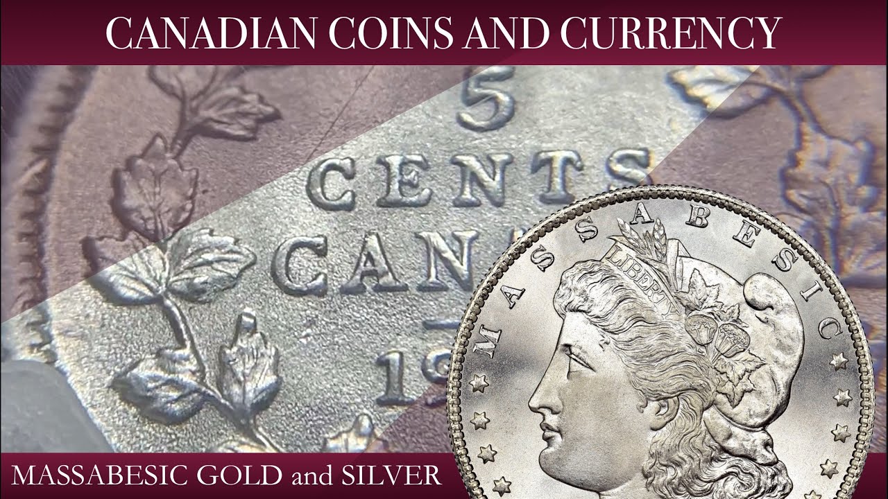 1909 CANADA SILVER 5 CENTS featuring VARIETIES POINTED LEAVES 🍁 and ...