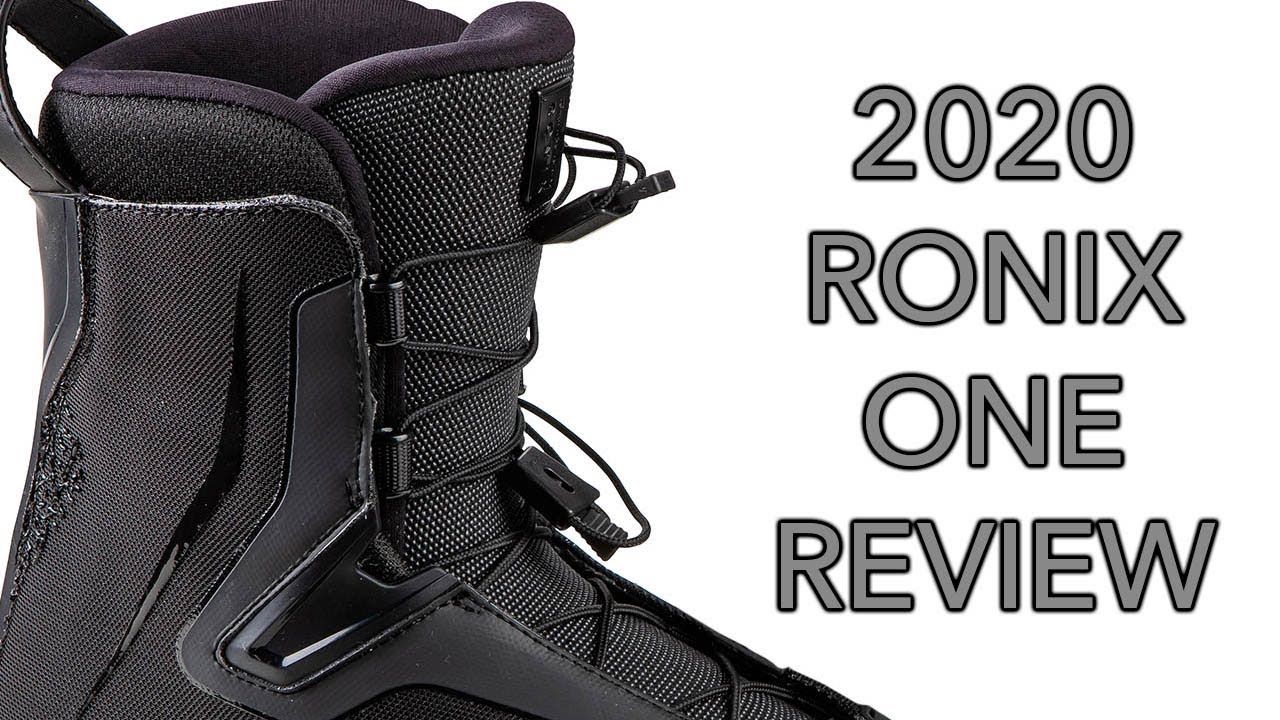2020 Ronix One Black Anthricite Wakeboard Bindings Review - YouTube