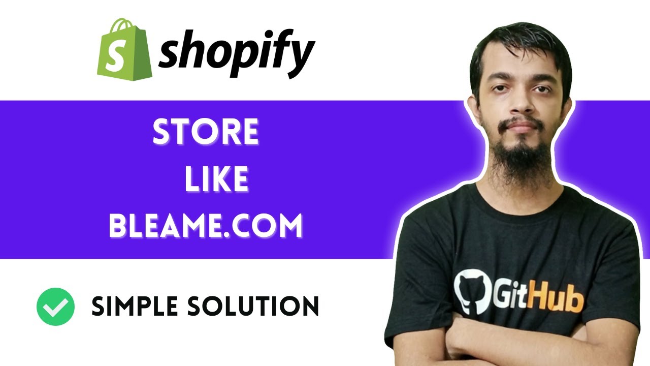 How to Clone Bleame Shopify Store Theme 👉 Best Shopify One Product Store Theme - YouTube