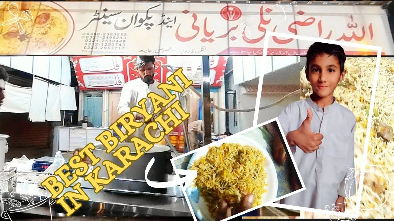 Best Allah Razi Biryani in Karachi | Karachi street food | best biryani ...