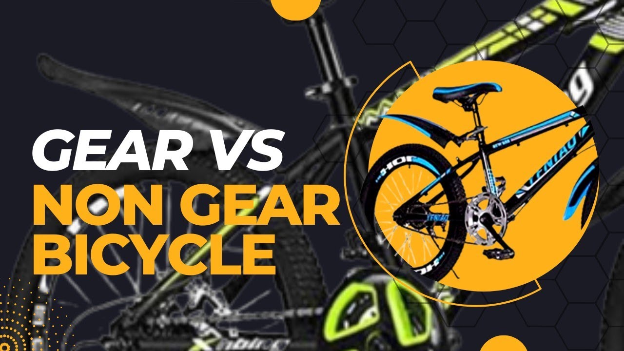 gear bike vs non gear #fatbikervaibhav #youtubeshorts #fatbikervaibhav ...