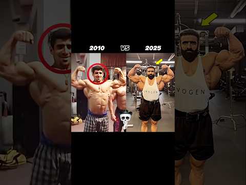 HADI CHOOPAN IN 2010 VS 2025 🥶MR OLYMPIYA #hadichoopan #olympics #shortsviral #transformation #fyp