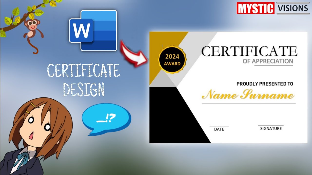 How to create this type of Certificate Design | A Guide to Designing ...