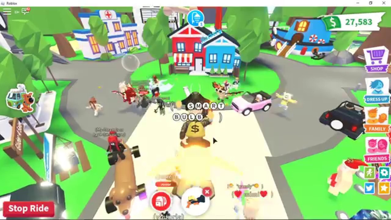 I got a Candy Cannon and made everybody super fast on adopt me - YouTube