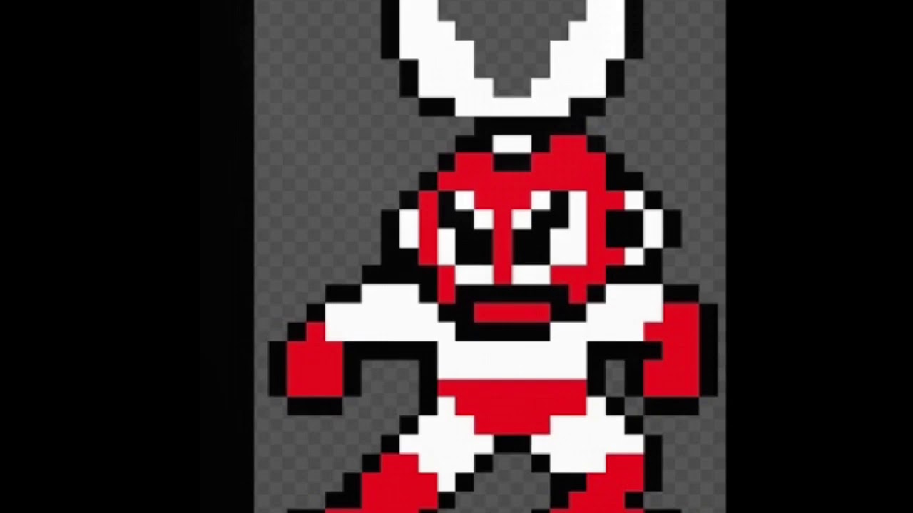 Perler bead cut man time lapse - YouTube