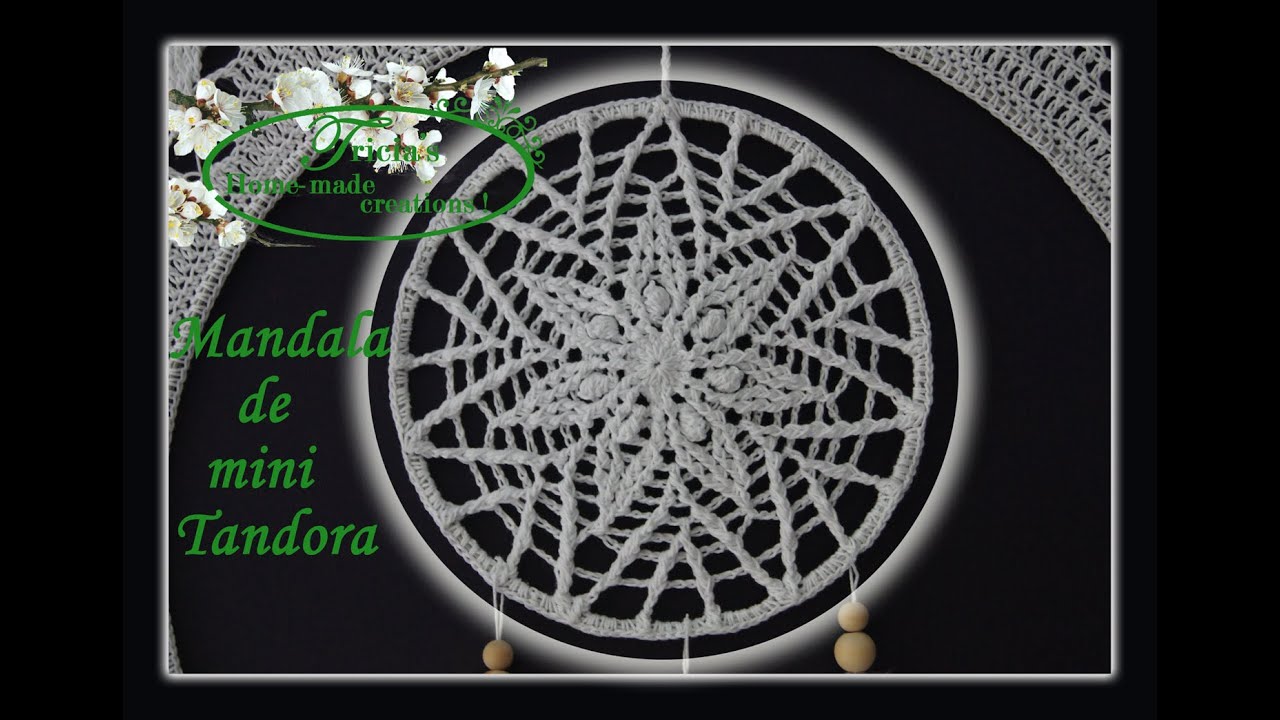 Mandala de Mini Tandora 20 cm (With English description) - YouTube