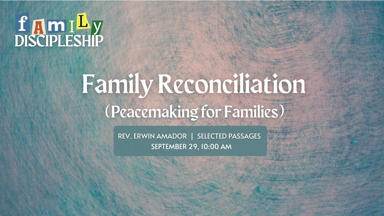FAMILY RECONCILIATION - YouTube