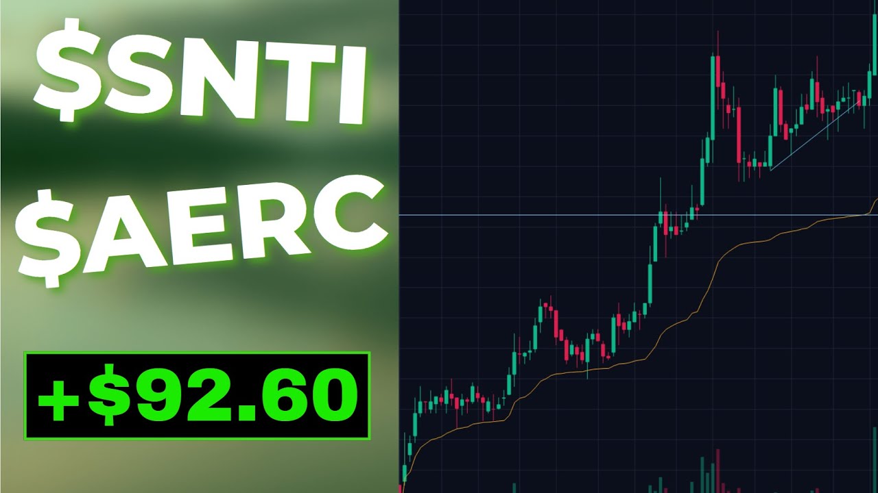 Great Follow Through On $SNTI and $AERC! Trade Recap - YouTube