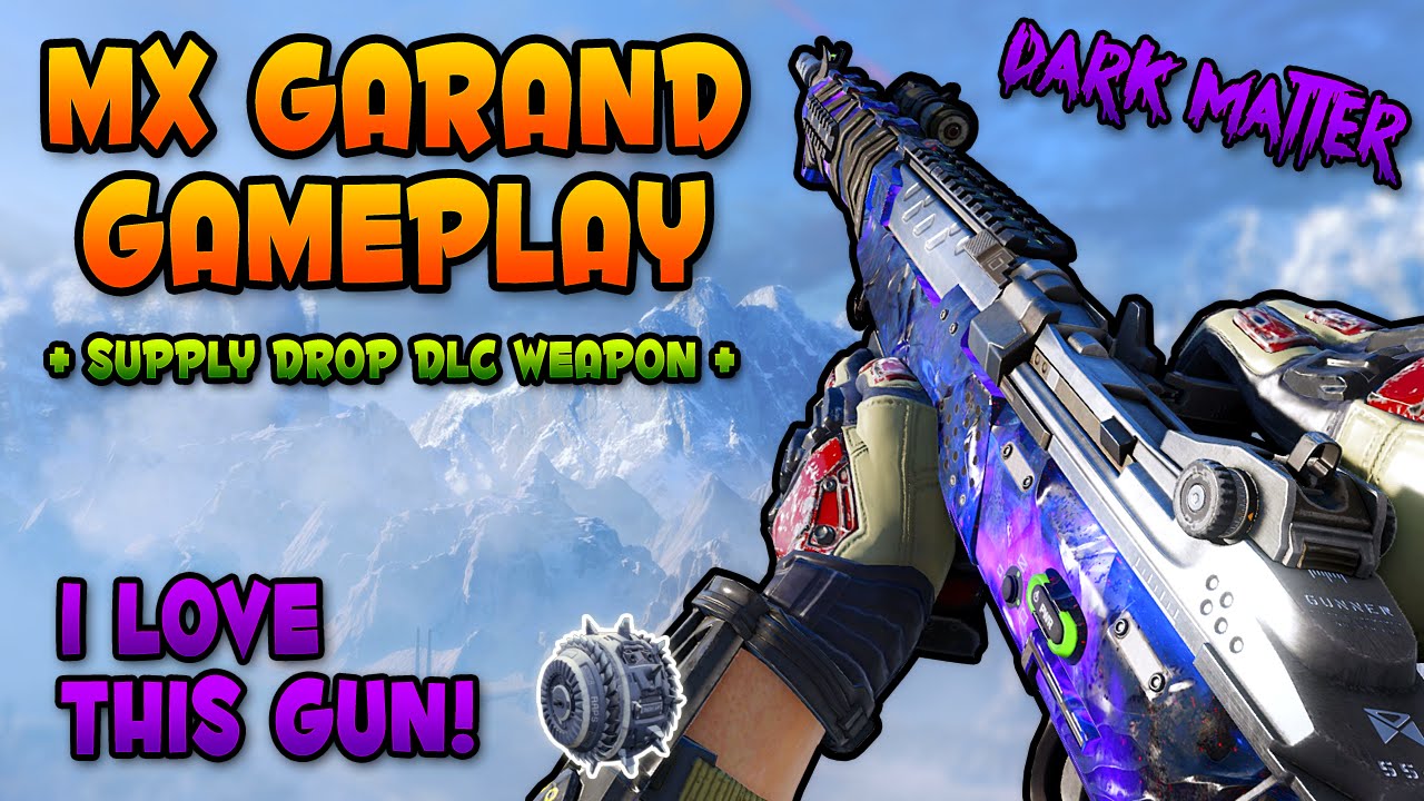 MX GARAND Dark Matter Gameplay (w/ RAPS) - ♥♥ I LOVE This Gun! ♥♥ [BO3 ...
