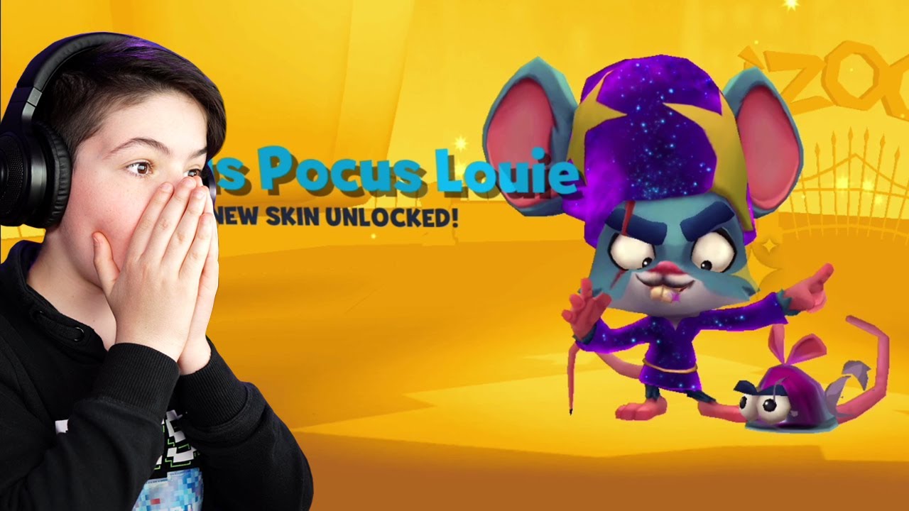 HOCUS POCUS LOUIE SKIN & 11K TROPHIES - Zooba - YouTube