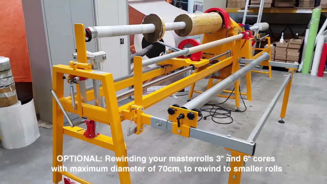 Rollslitters to slit all your different rollmaterial. "ONE MACHINE ...