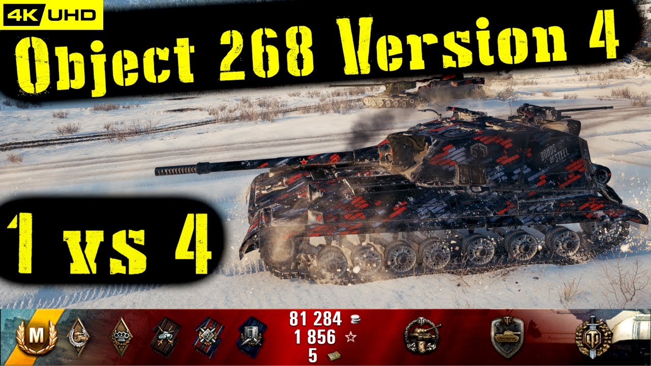 World of Tanks Object 268 Version 4 Replay - 6 Kills 7.3K DMG(Patch 1.6 ...