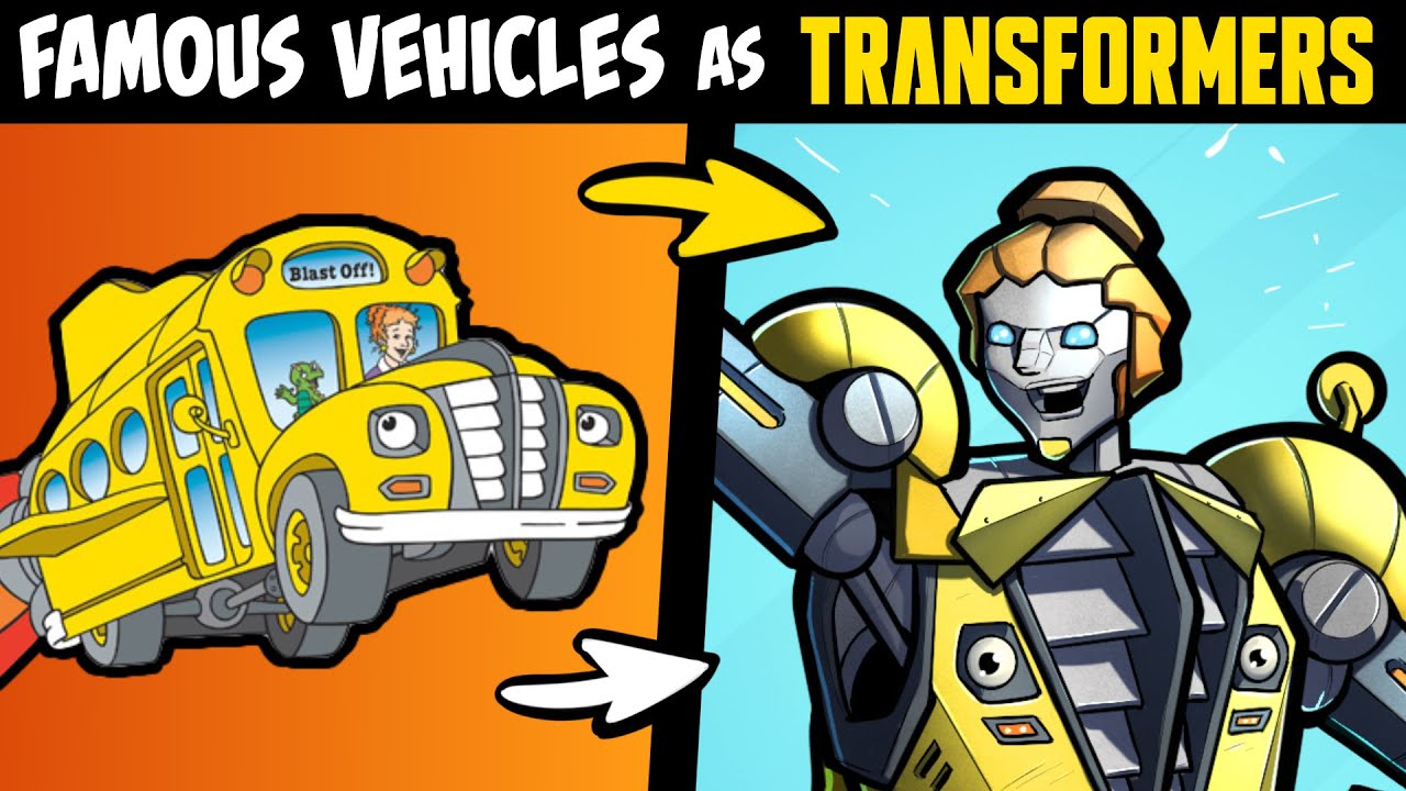What if FAMOUS VEHICLES Were TRANSFORMERS?! P2 (Stories & Speedpaint ...