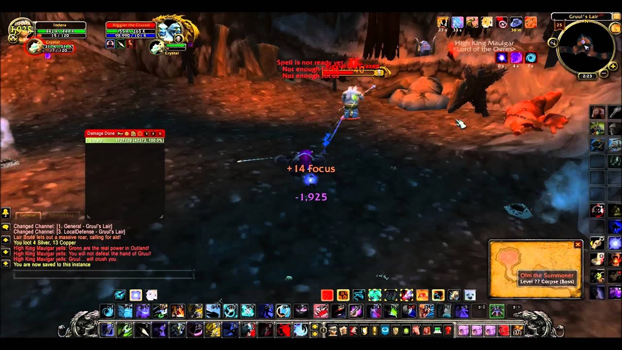 World Of Warcraft - Gruul's Lair 25 Man Solo - YouTube
