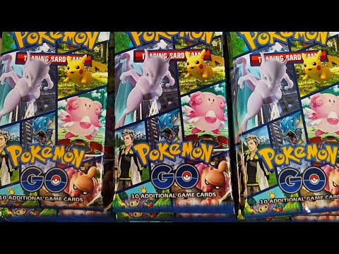 Opening a Pokemon Go "Booster Box" (36 Booster Packs) - YouTube