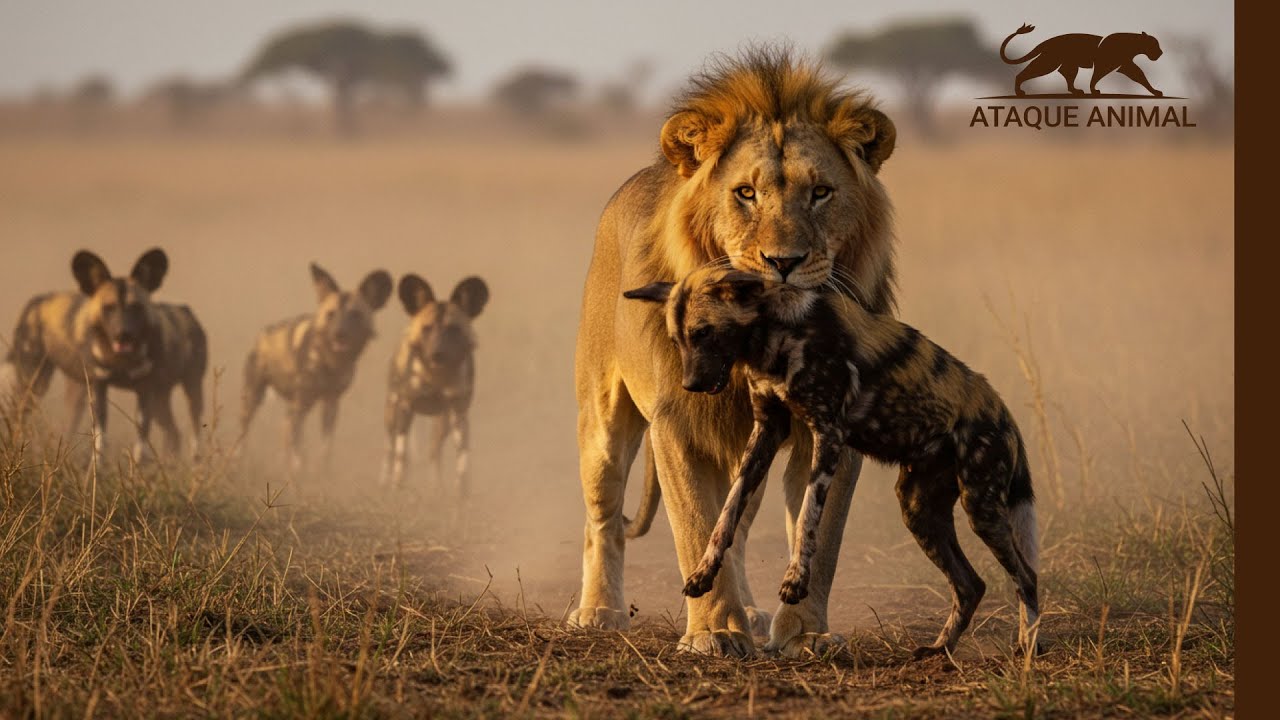 Mabeco Encurralado por Leão – Uma Cena de Pura Adrenalina! - ATAQUE ...