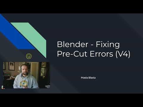 Blender - Fixing Pre-Cut Errors (V4) - YouTube