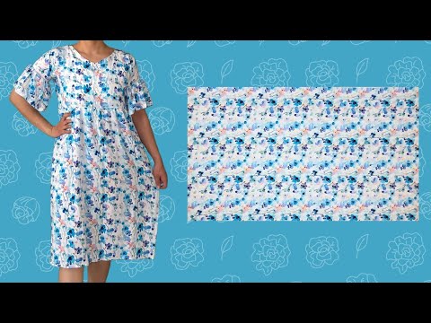 Sew It Yourself: Making an Easy Dress Without a Pattern! - YouTube