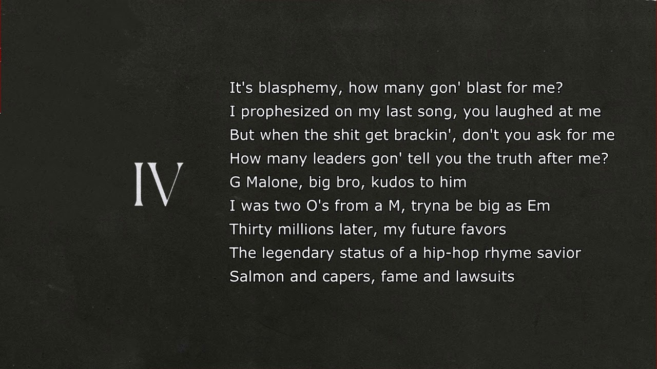 Kendrick Lamar - The Heart Part IV (Lyrics) - YouTube