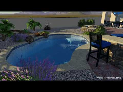 Petite Pool with existing Waterfall