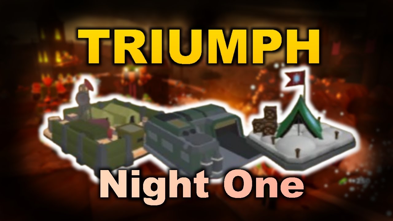 TDS Night One Triumph with Only Spawner Towers - YouTube
