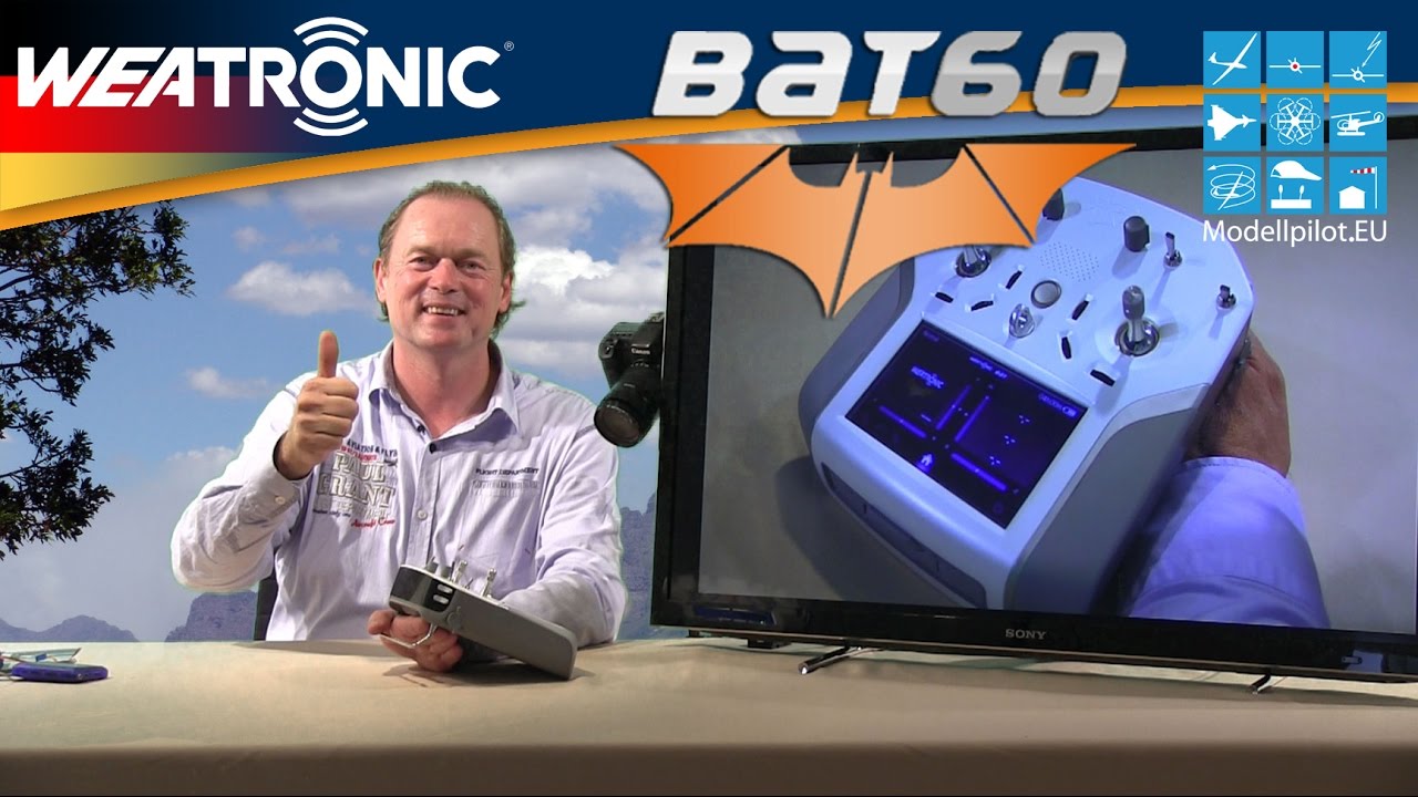 BAT 60 Handsender von weatronic Video Testbericht - Teil 1 [German ...