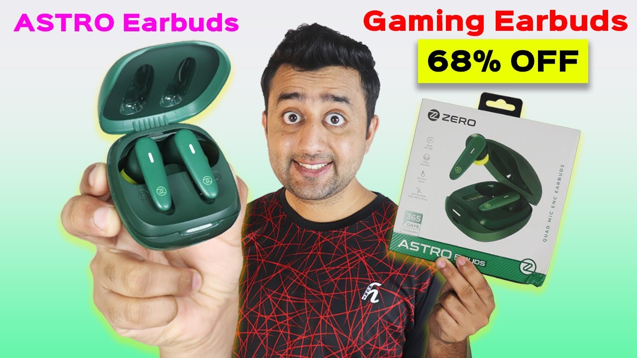 Zero Lifestyle Astro Gaming Earbuds ⚡️ 50ms Low latency - 68% Price ...