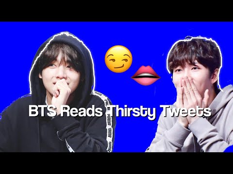 bts reads thirsty tweets | CRACK