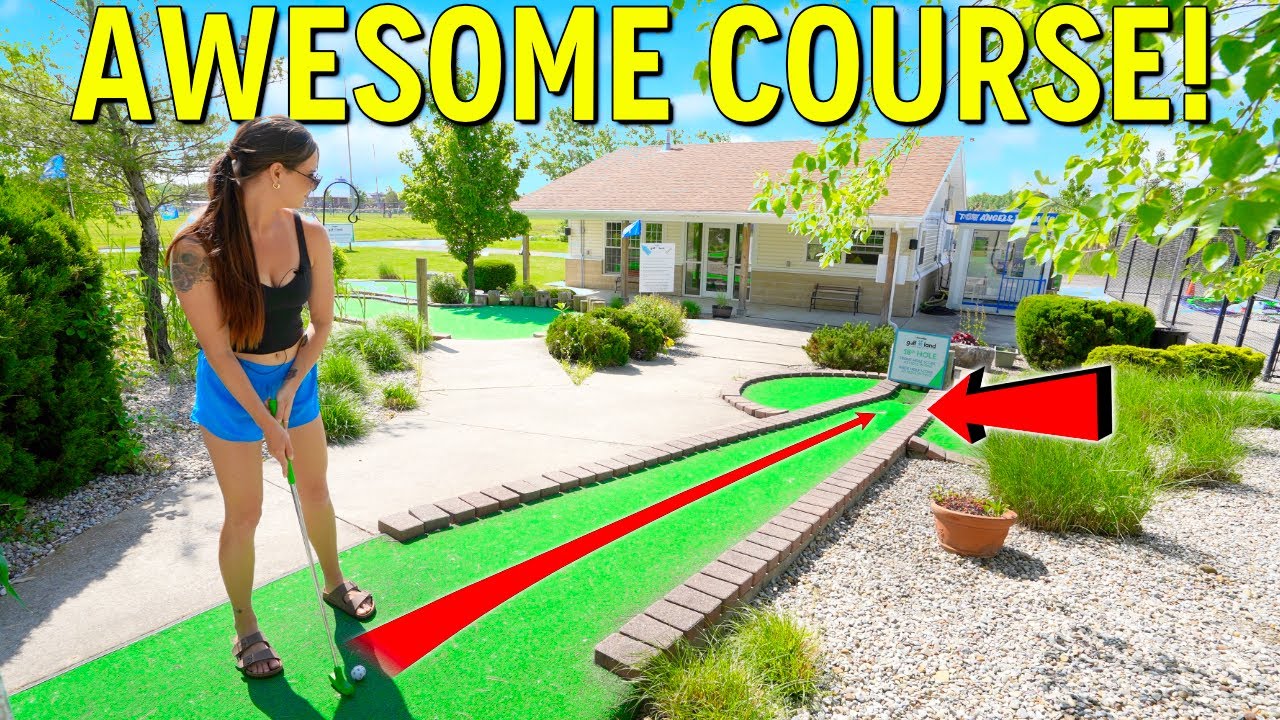 This Hidden Mini Golf Course is SO GOOD! - Epic Hole in One! - YouTube