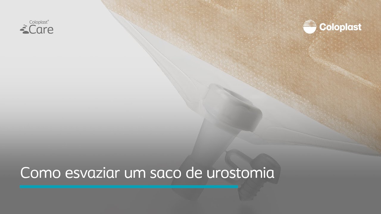 Como esvaziar um saco de urostomia - YouTube