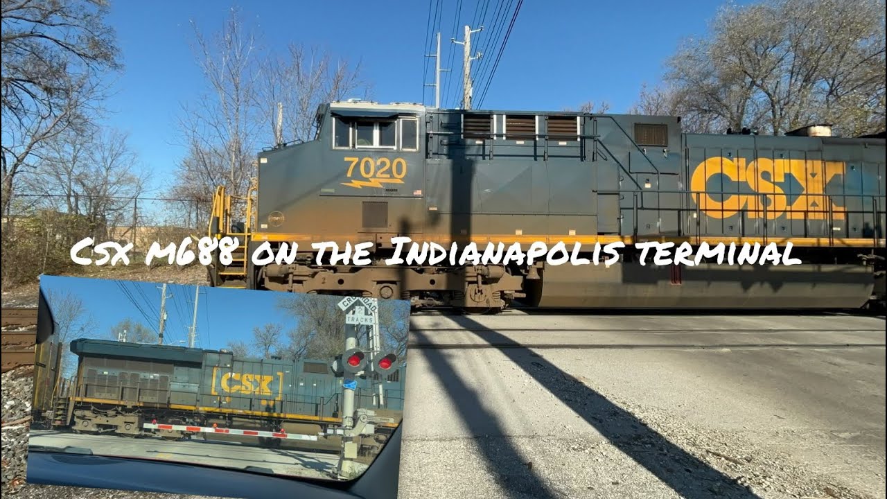 Csx on Indianapolis terminal subdivision - YouTube