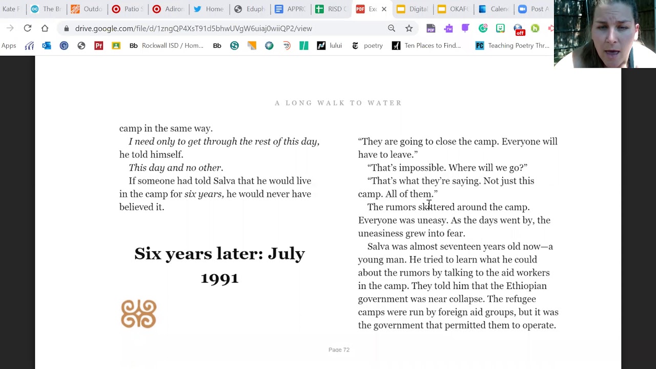 A Long Walk to Water Read Aloud - YouTube