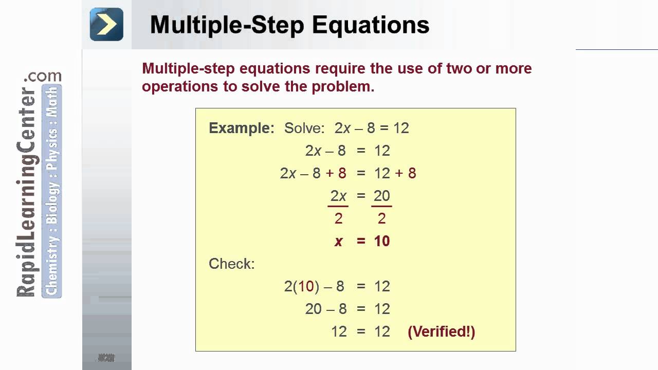 Rapid Learning Multiple Step Equations How To Solve Multi Step rapid-learning-multiple-step-equations-how-to-solve-multi-step