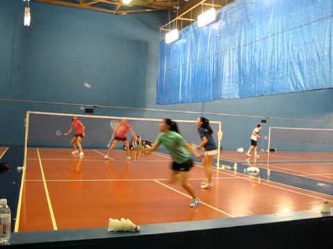 2012 Seattle Open badminton tournament Women's Double - YouTube