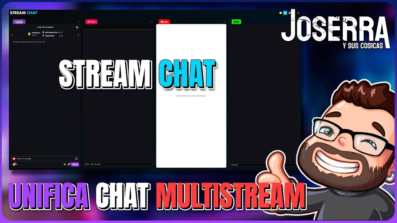 Stream Chat: Controla los chats de tu multistream en una sola ventana - YouTube