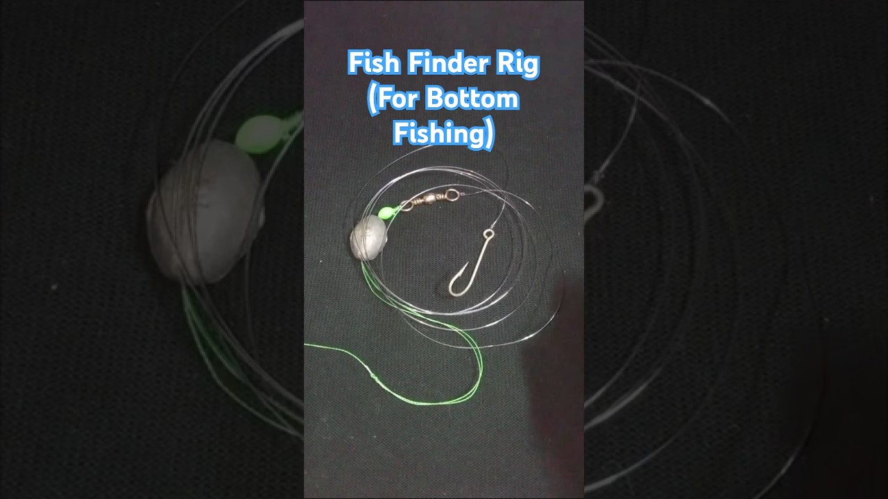 Fish Finder Bottom Fishing Rig. #fishfinder #fishingknot #fishingrig # ...