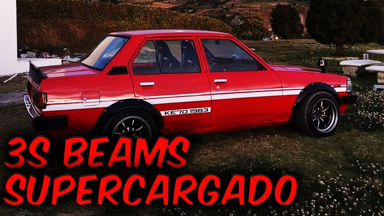 Nos despedimos de la barra!!! Corolla KE70 3S Beams Supercargado - YouTube