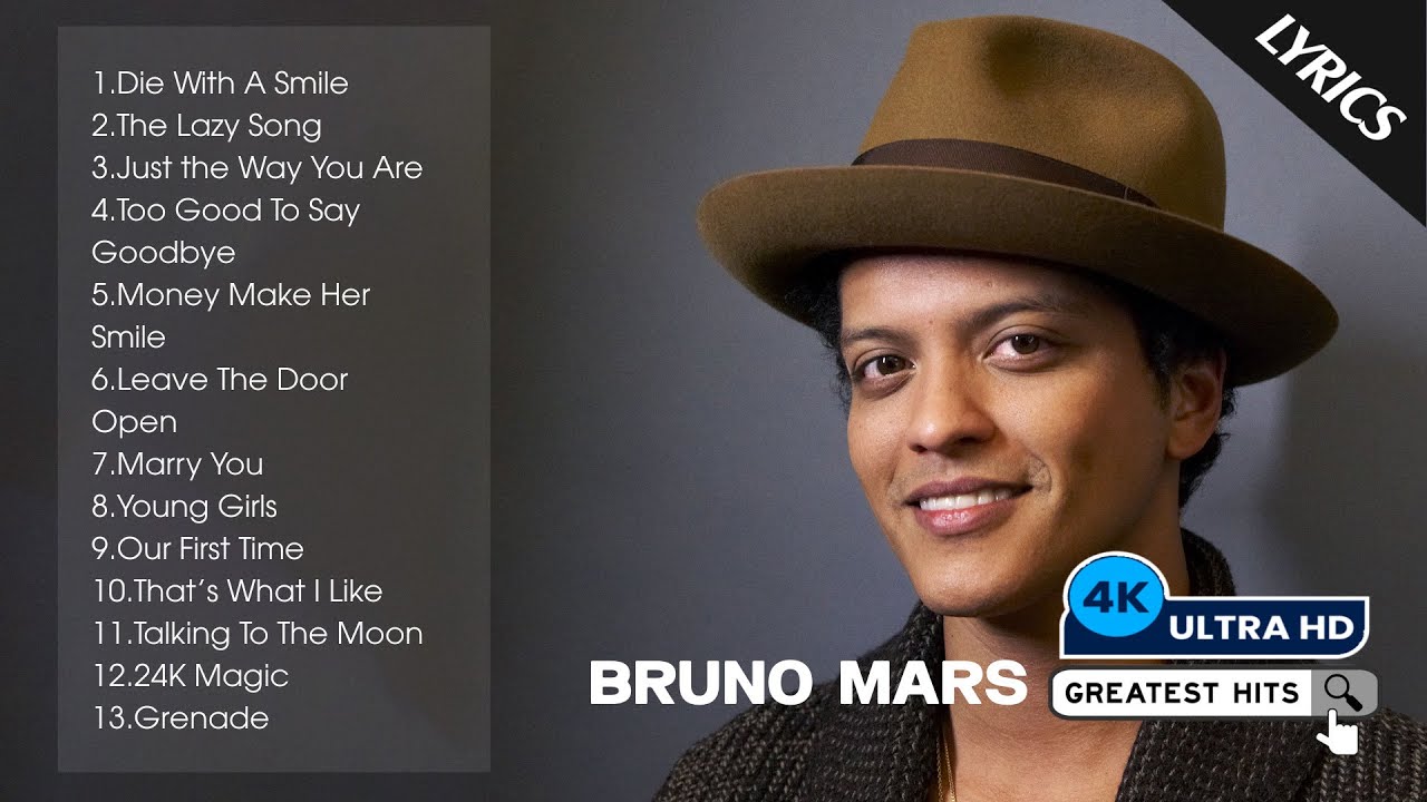 BRUNO MARS Remix - BRUNO MARS Best Songs Of All Time - BRUNO MARS Full ...