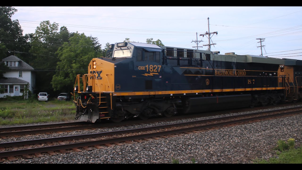 CSX 1827 Leads I007 - YouTube