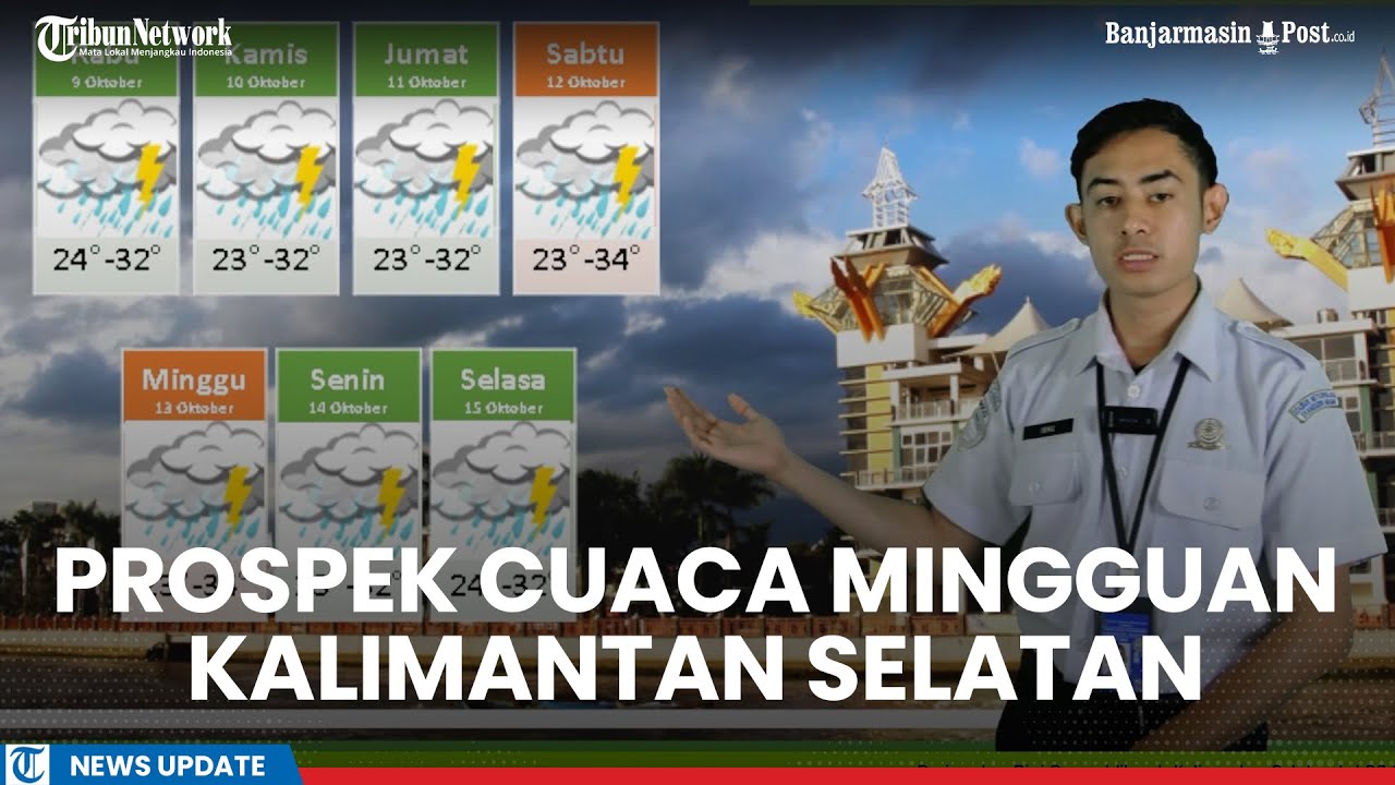 Cuaca Besok - BMKG: Prospek Cuaca Mingguan dan Peta Informasi Titik Panas di Kalimantan Selatan ...