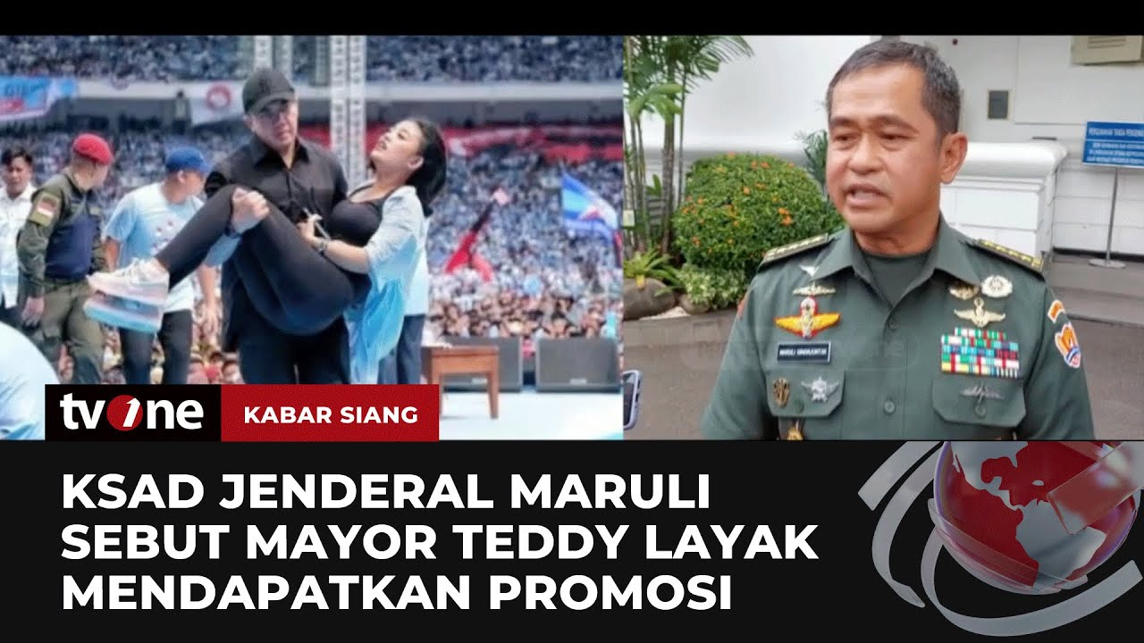 Ajudan Prabowo Mayor Teddy Dapat Promosi Jabatan jadi Wadanyonif Para ...