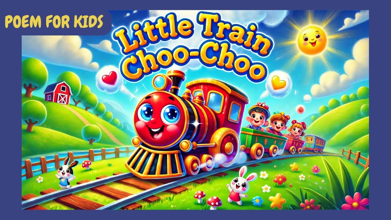 "Little Train Choo-Choo | Fun Kids' Poem 🚂🎶" - YouTube