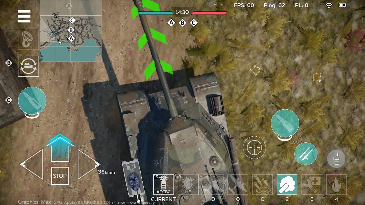 Object 120 Max graphics gameplay.|| War thunder mobile|| - YouTube