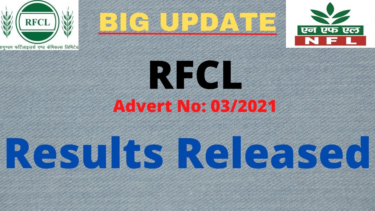 RFCL Results released | NFL RFCL Results out | RFCL results out | NFL ...