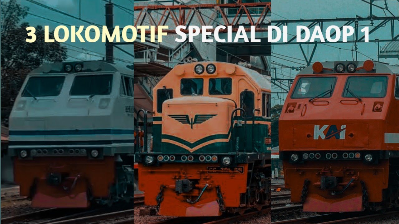 MOMENT LOKOMOTIF WnB, RnB, dan VINTAGE BERDINAS KE DAOP 1 DI HARI YANG ...
