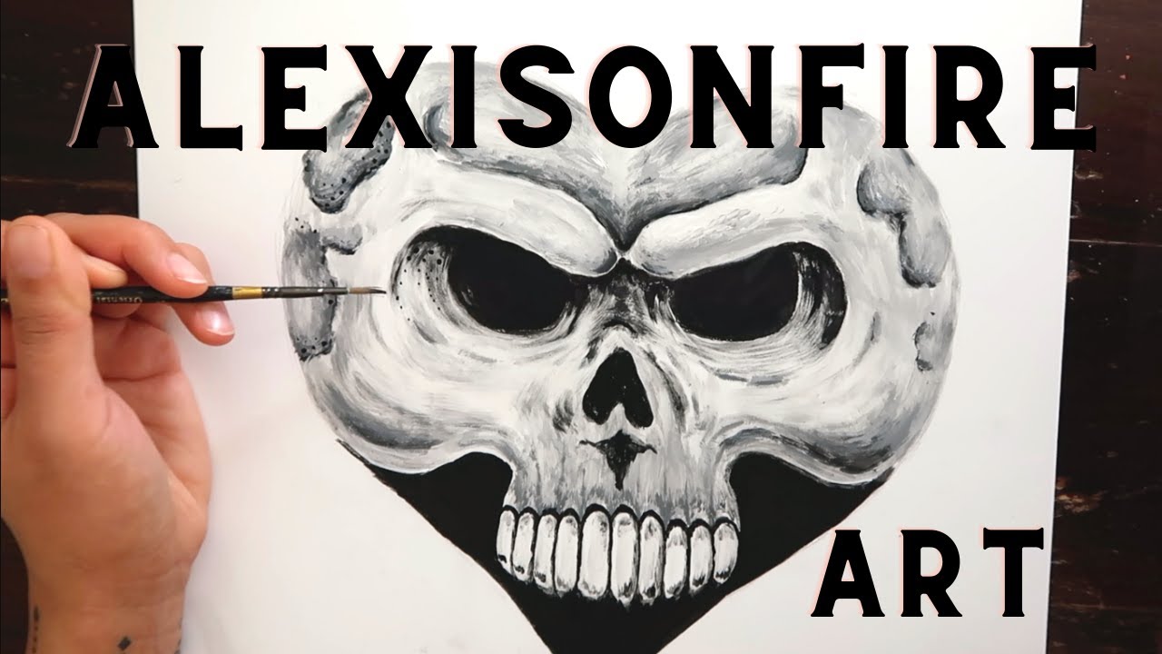 Vinyl Record Collection Art: ALEXISONFIRE Art: - acrylic painting ...