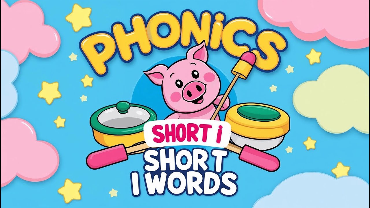 Phonics CVC Words with Short I Sound | Learn to Read for Kids | Wig ...